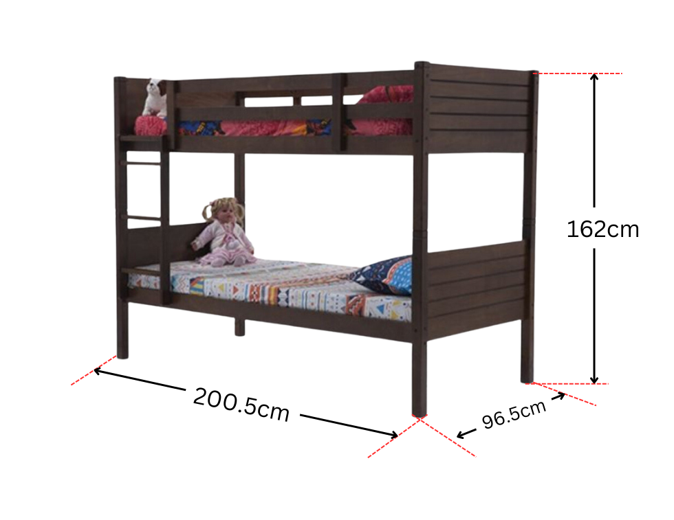 Beatrice Bunk Bed (Single) Furniture Store Philippines - Urban Concepts