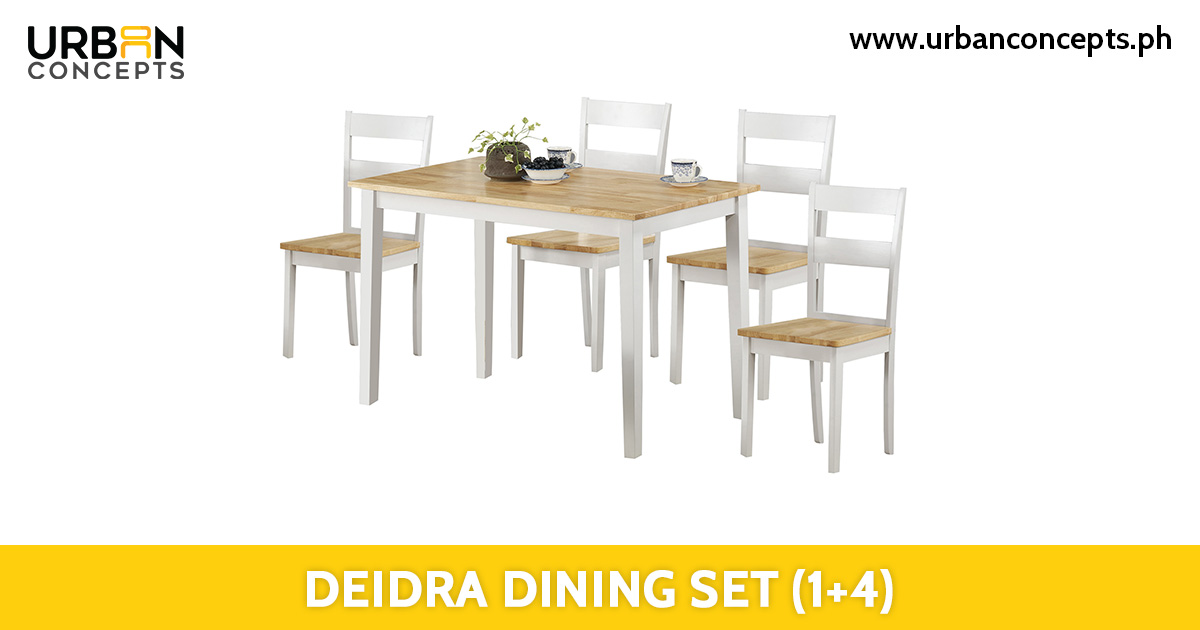 Deidra Dining Set (1+4) Furniture Store Manila Philippines - Urban Concepts