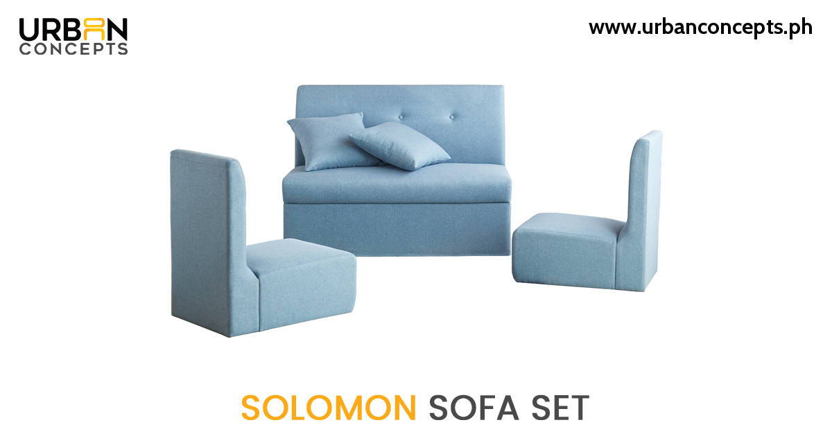 Solomon Extendable Sofa Set Furniture Store Philippines - Urban Concepts