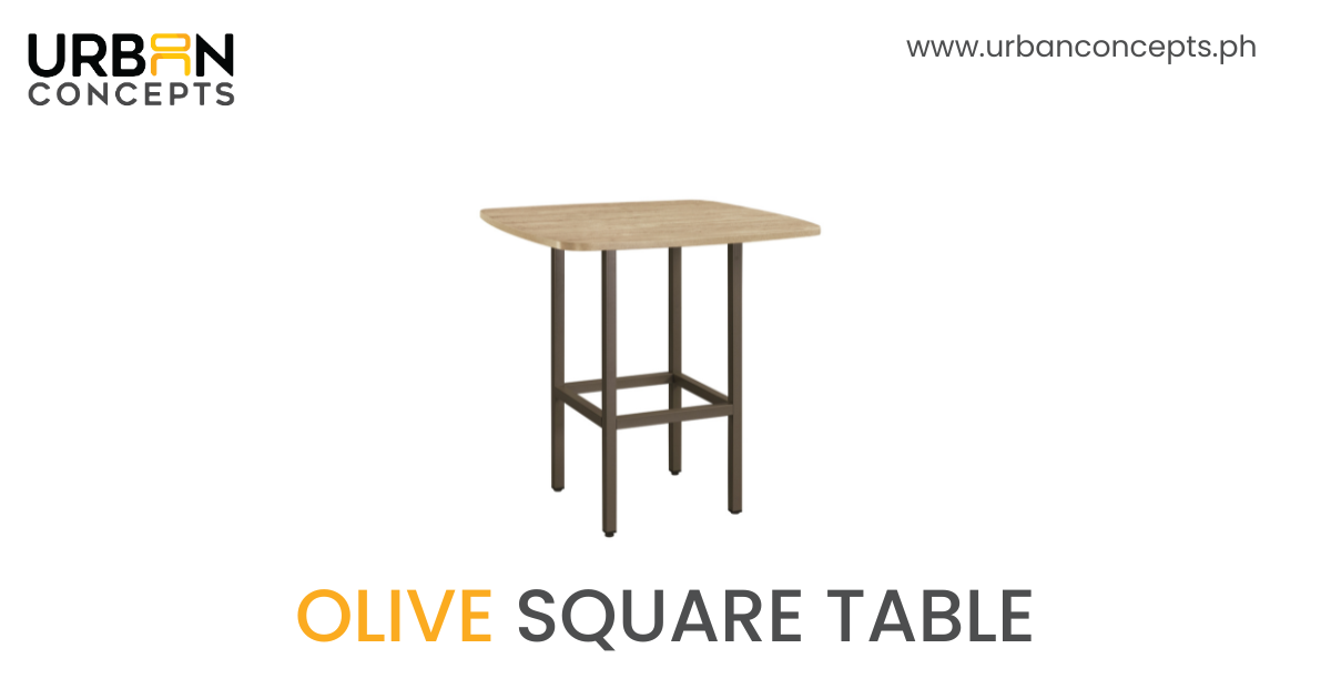 Olive Square Height Table Furniture Store Philippines - Urban Concepts
