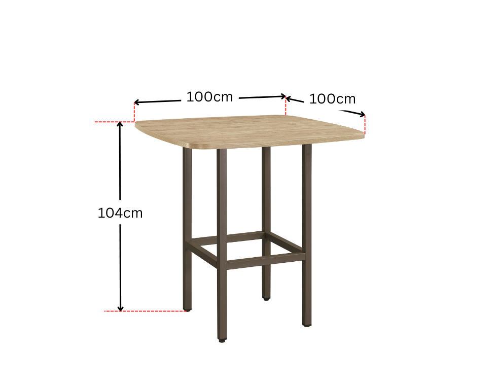 Olive Square Height Table Furniture Store Philippines - Urban Concepts