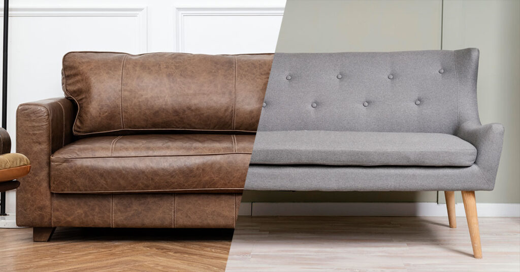 Leather vs. Fabric Sofas: Which is More Suitable for You? - Urban Concepts